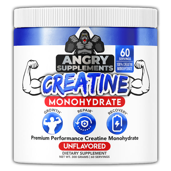 100% Creatine Monohydrate 200 Mesh Premium Performance Unflavored Powd ...