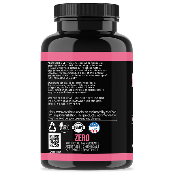 Monster Girl, Women's Pre-Workout Capsules - Angry Supplements